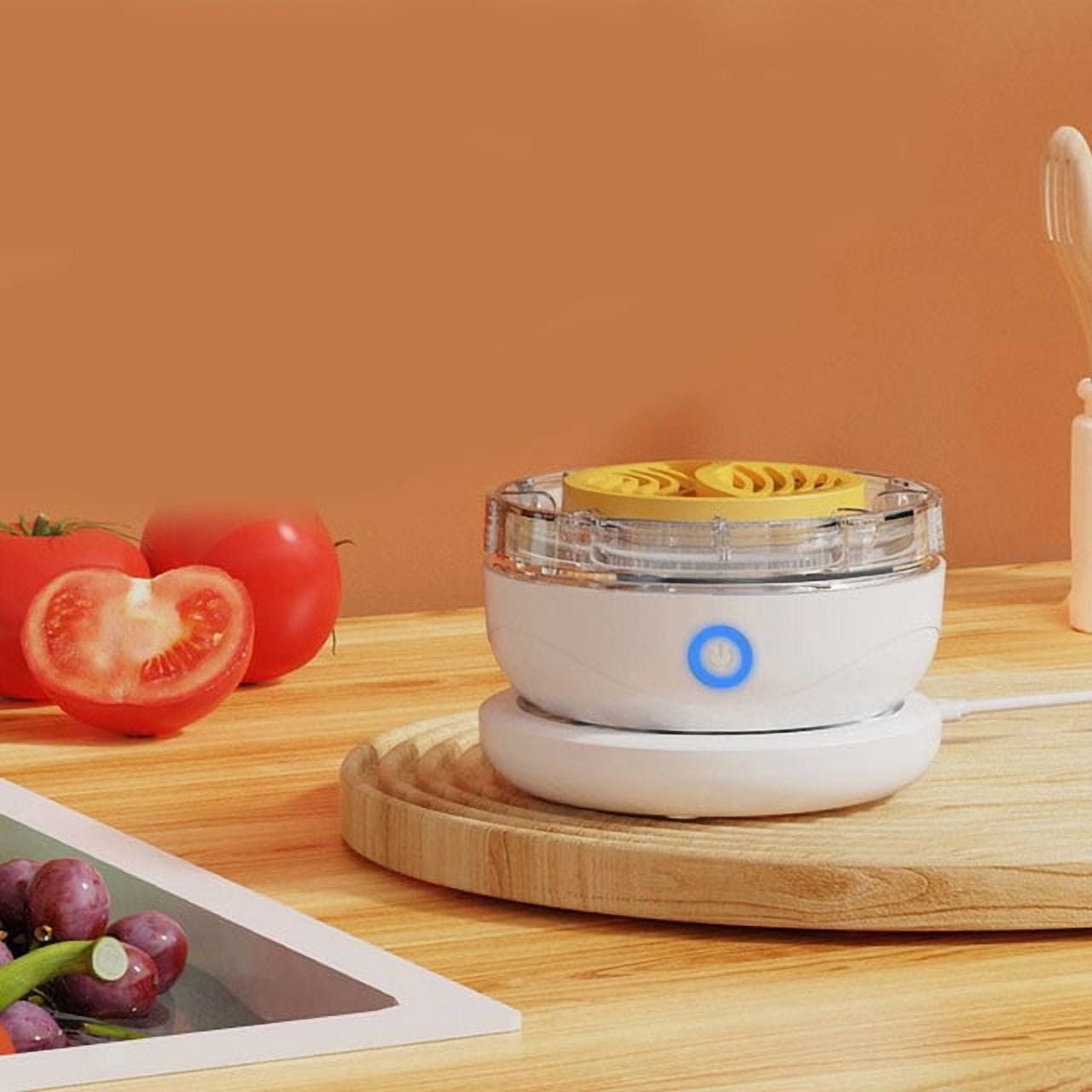 BAOPAI Automatic Wireless Rotating Fruit and Vegetable Washer Machine ...