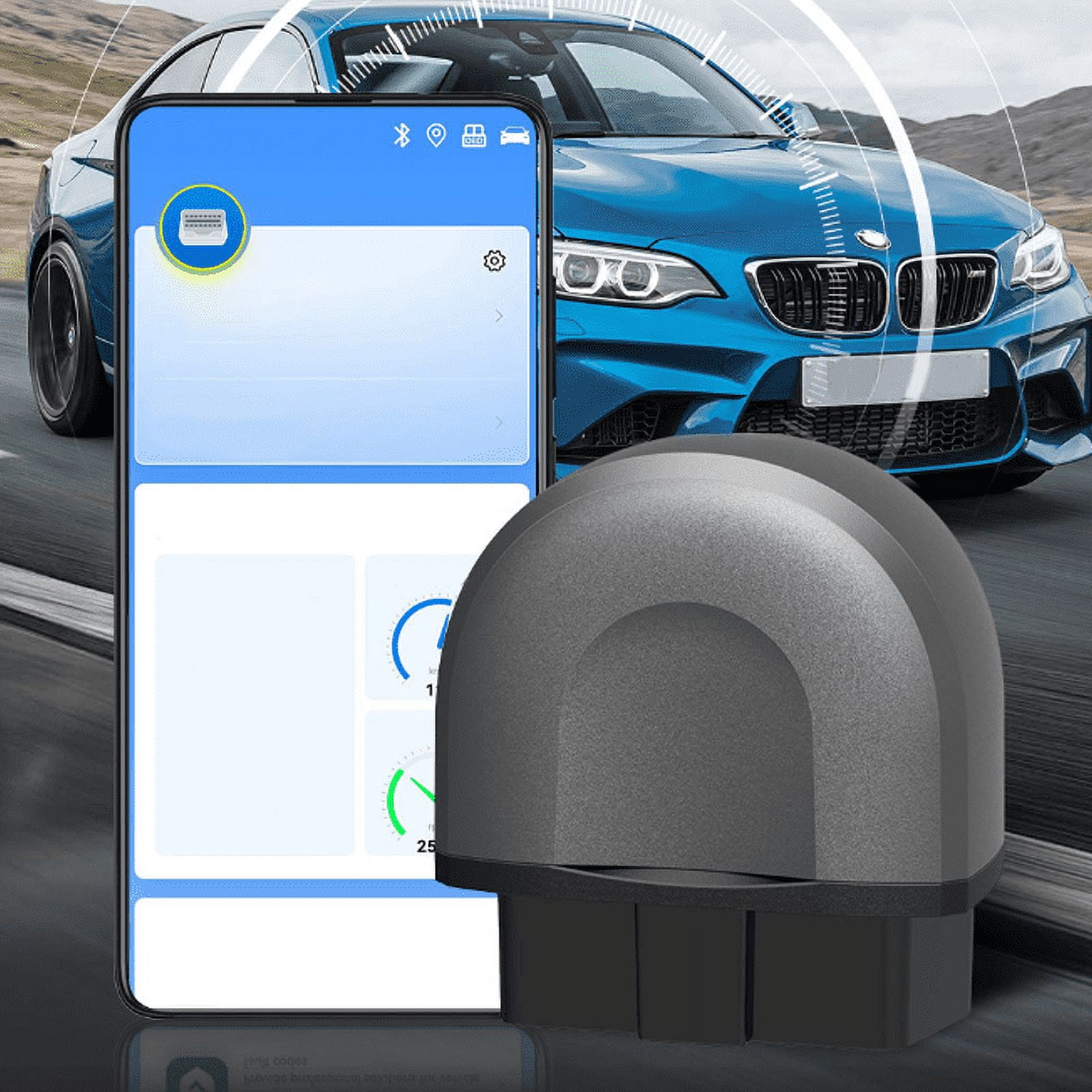 BAOPAI Bluetooth OBD2 Scanner Automotive Diagnostic Tool with Real-Time ...
