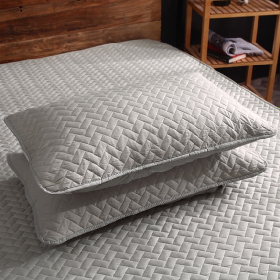 BAOPAI Breathable and Oil-Proof Pillow Cover with Isolation Layer for ...