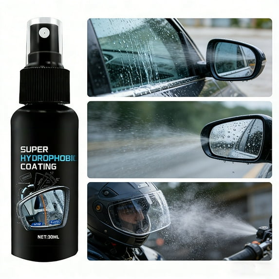 BAOPAI Car Glass Water Repellent Ceramic Coating for Windows Maintains ...