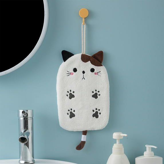 BAOPAI Cartoon Design Hand Towel Hangable Absorbent Kitchen Towel with ...