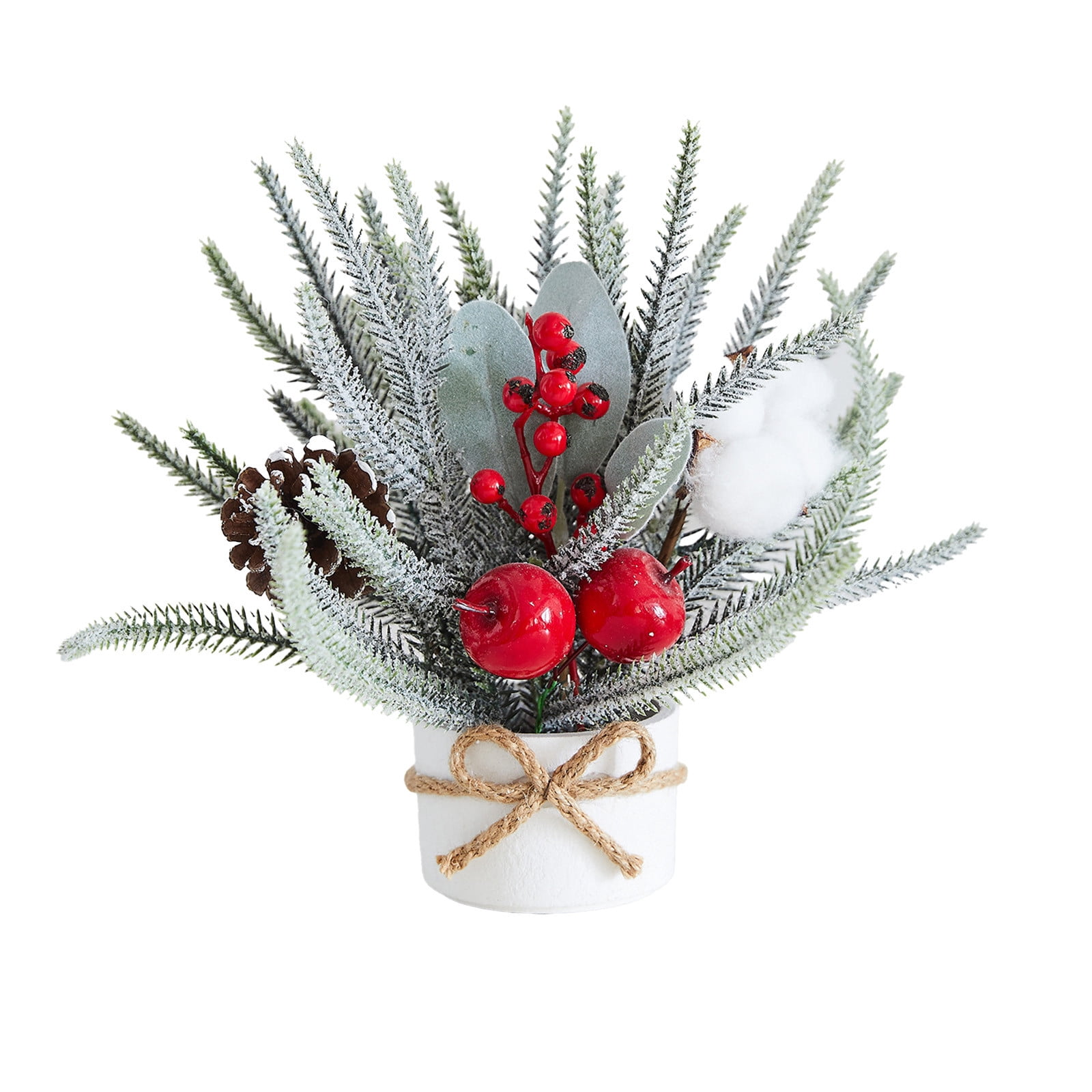 BAOPAI Christmas Decorations Desktop Mini Christmas Tree Christmas ...