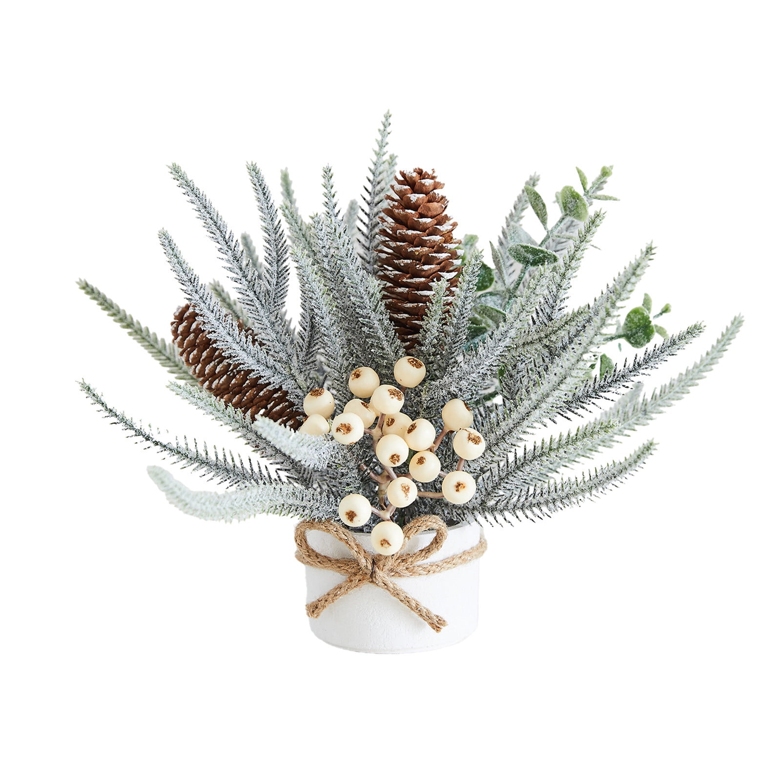 BAOPAI Christmas Decorations Desktop Mini Christmas Tree Christmas ...