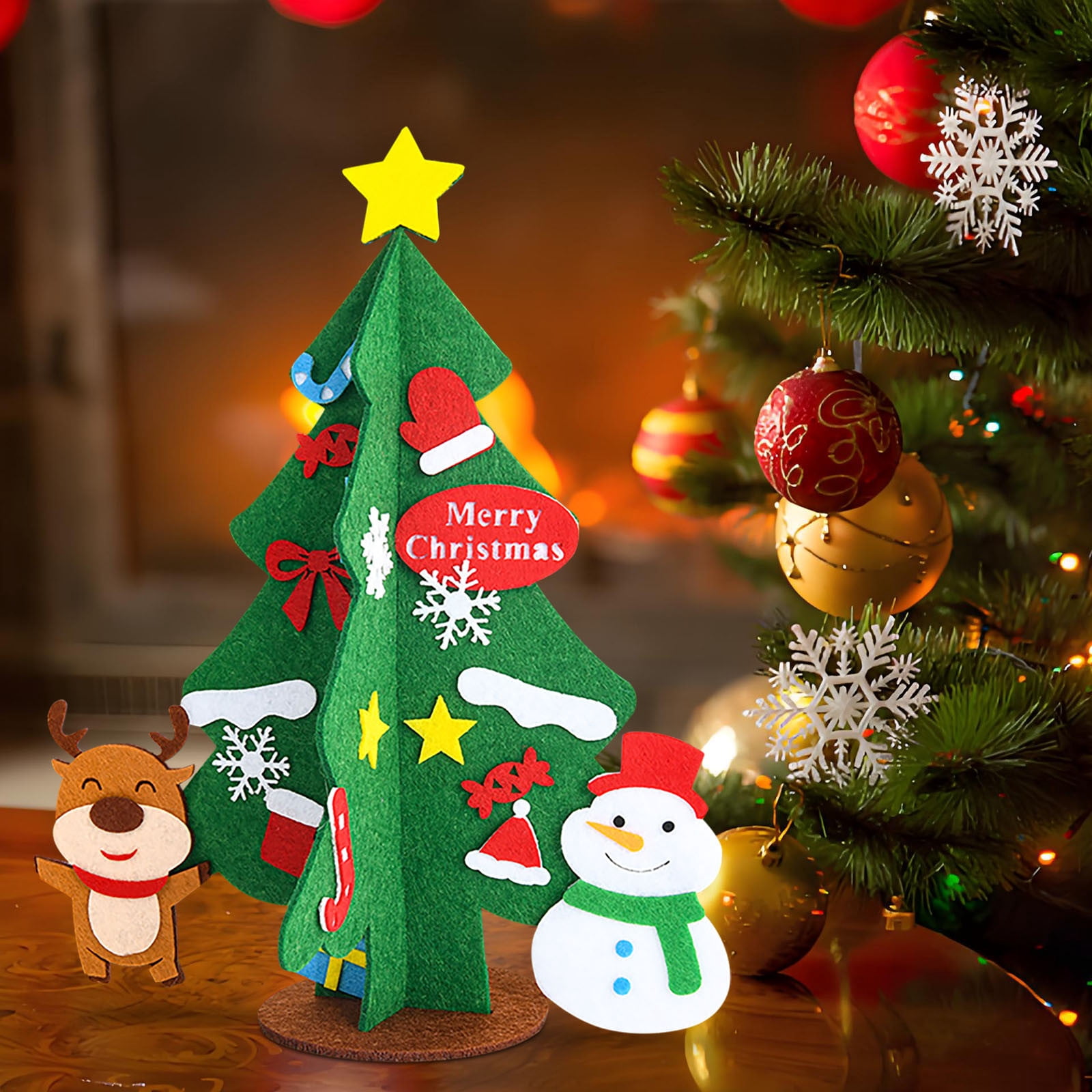 BAOPAI Clearance DIY Christmas Tree Kit Kids Kit Mini Christmas Tree ...