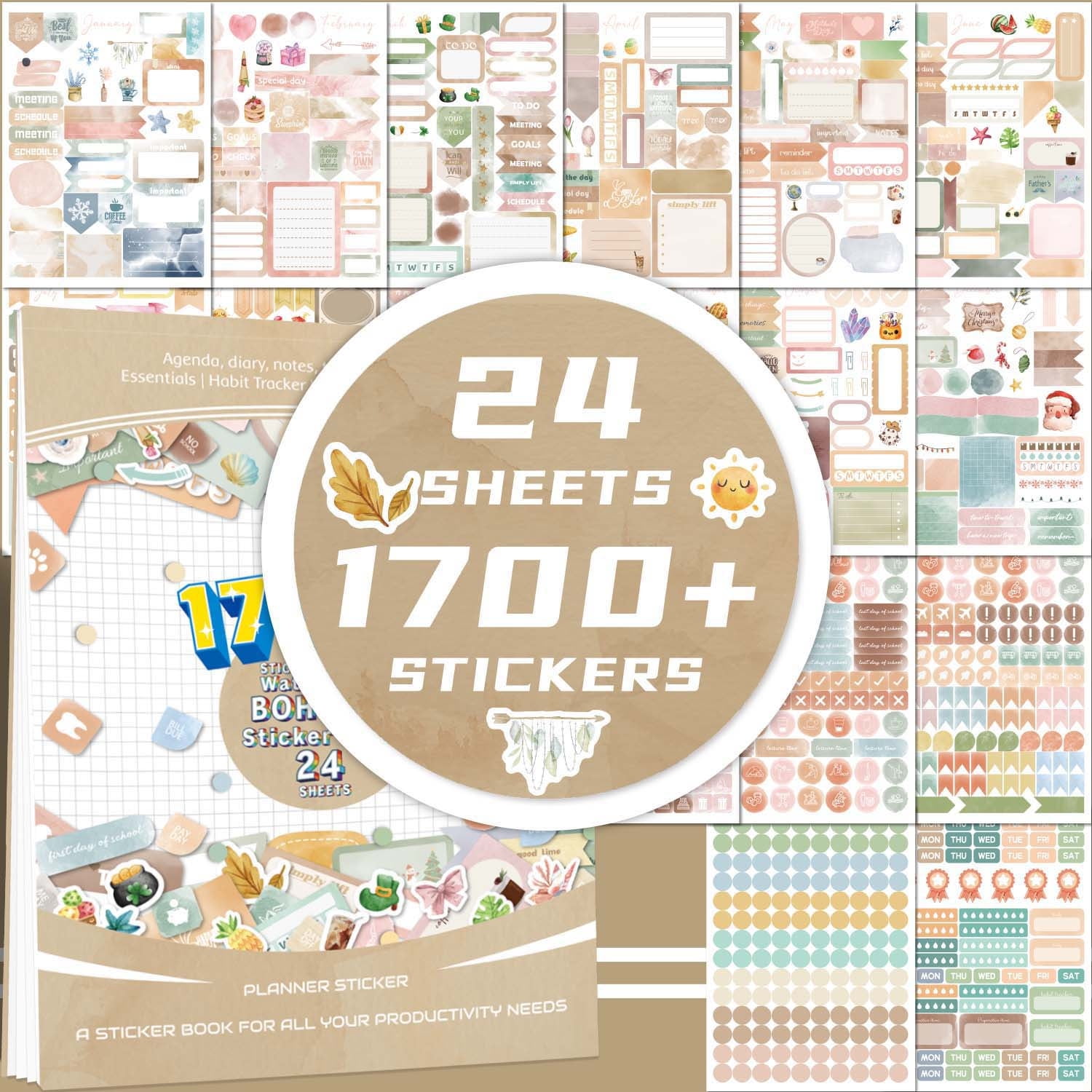 BAOPAI Clearance Must-Have Planner Stickers Planning Stickers Superior ...