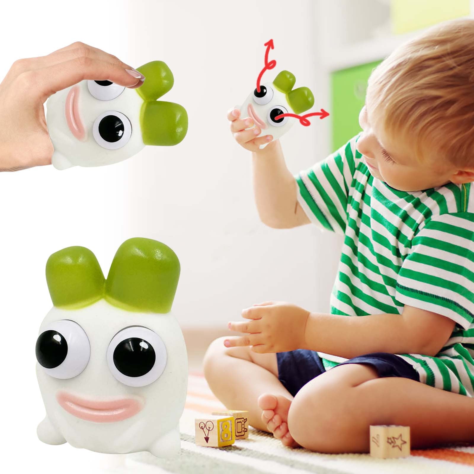 BAOPAI Clearance Stress Reducing White Carrot Funny Shape Stress ...