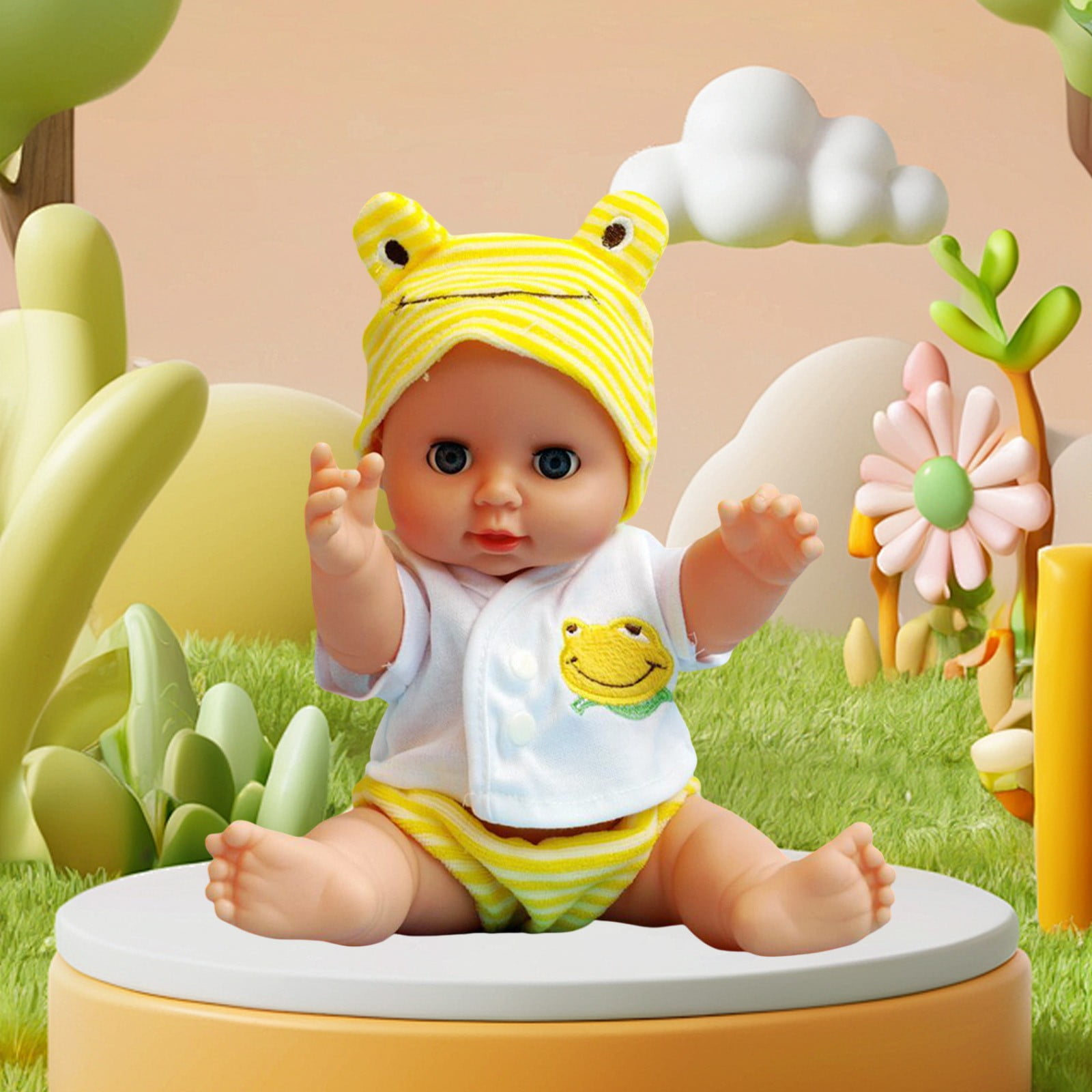 BAOPAI Clearance Vinyl Simulation Doll Soft Rubber Baby Toys ...