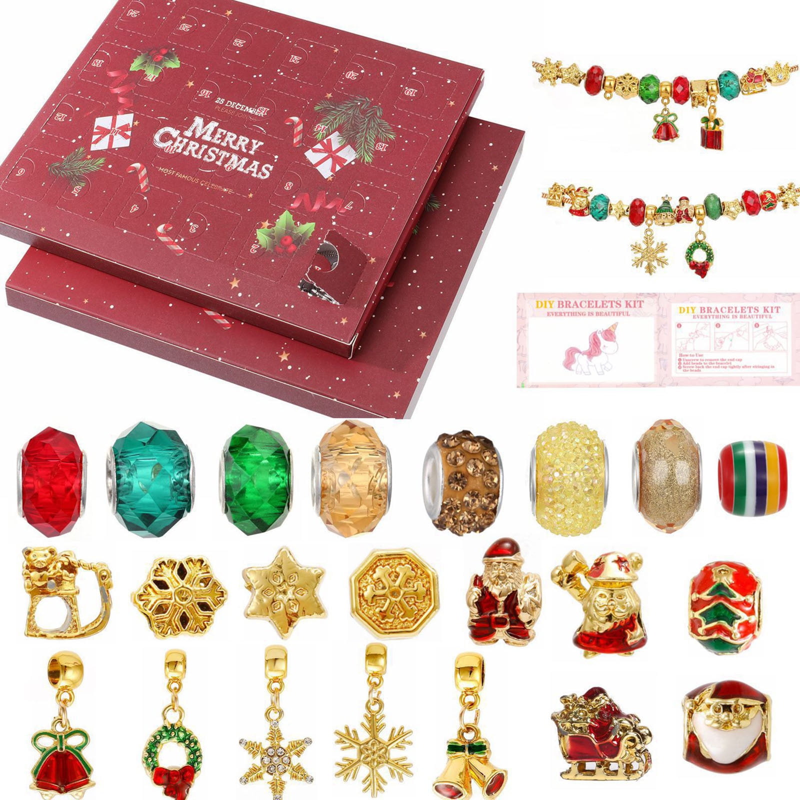BAOPAI Countdown Calendar with 24 Days Surprise Gifts Snowman Stress ...