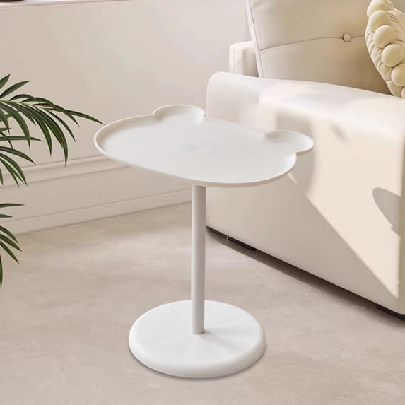 BAOPAI Cute Bear Design Side Table with Spacious Tabletop and Safe ...