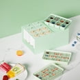 BAOPAI DIY Ice Cube Maker and Popsicle Molds with Storage Box and Lids ...