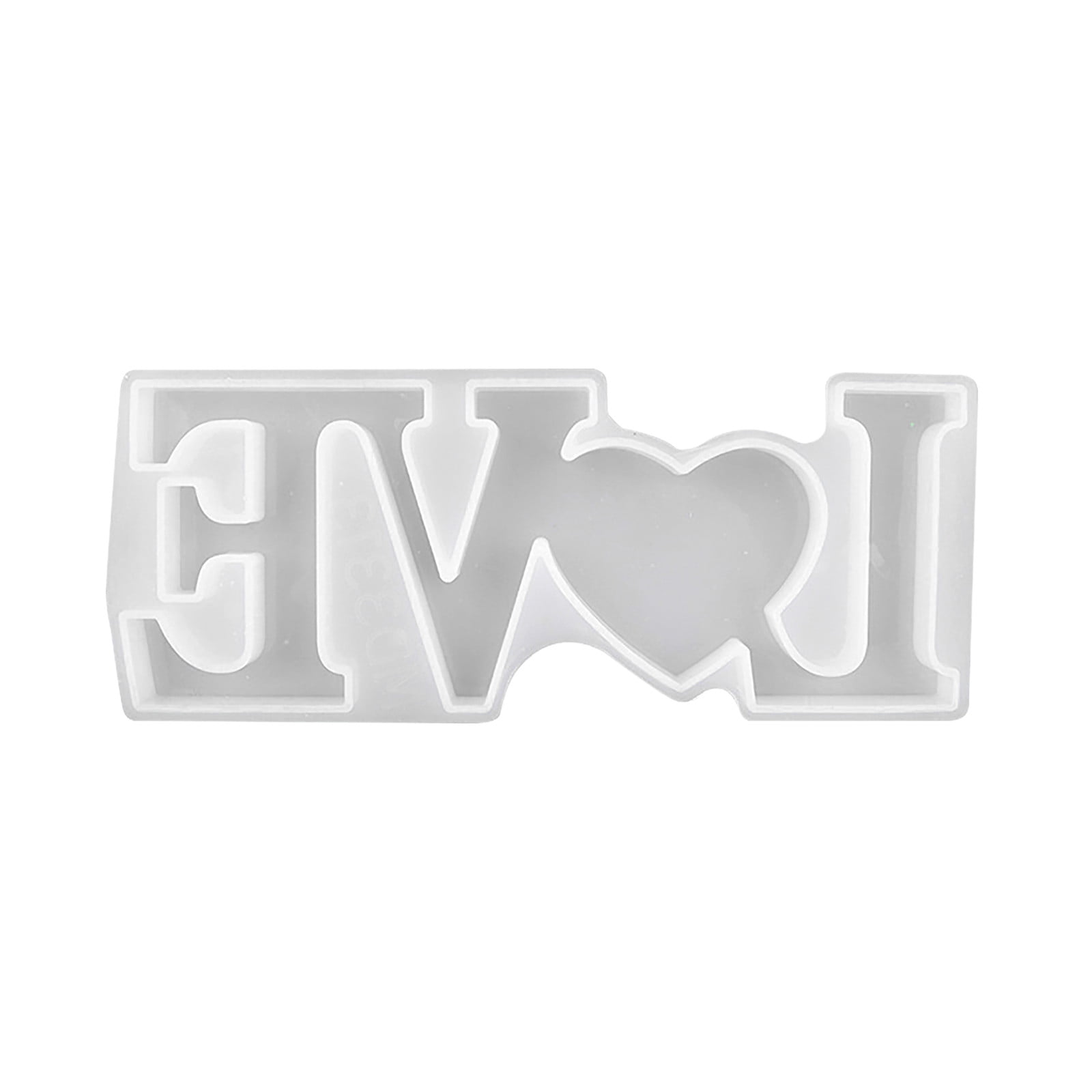 BAOPAI DIY Silica Gel Letter Mold for Resin Crafting Create Custom Word ...