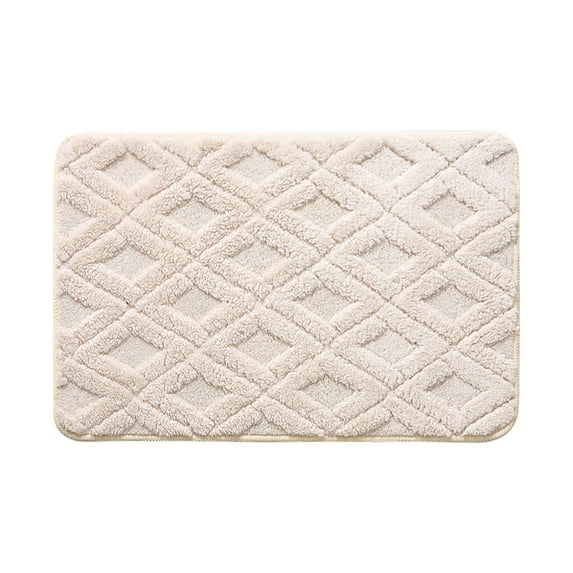 BAOPAI Diamond Non-Slip Absorbent Bath Mat for Bathroom Kitchen Laundry ...