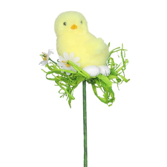 BAOPAI Easter Decorations Funny Chick Easter Egg Floral Bouquet ...
