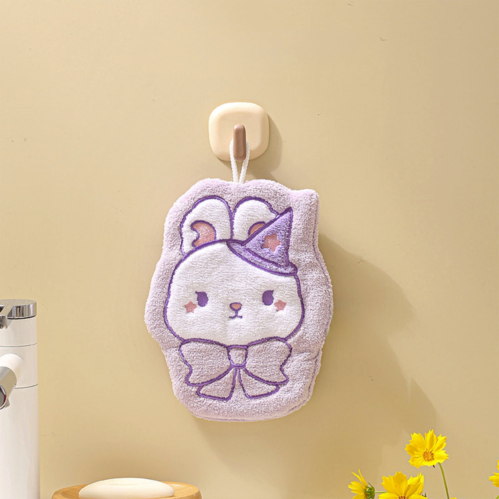 BAOPAI Easter Hand Towel - Absorbent Flock Material Hanging Kitchen ...