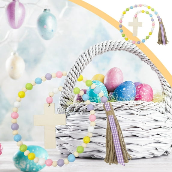 BAOPAI Easter Paper Door Hanging Decorations - Set of 3 Festive Spring ...