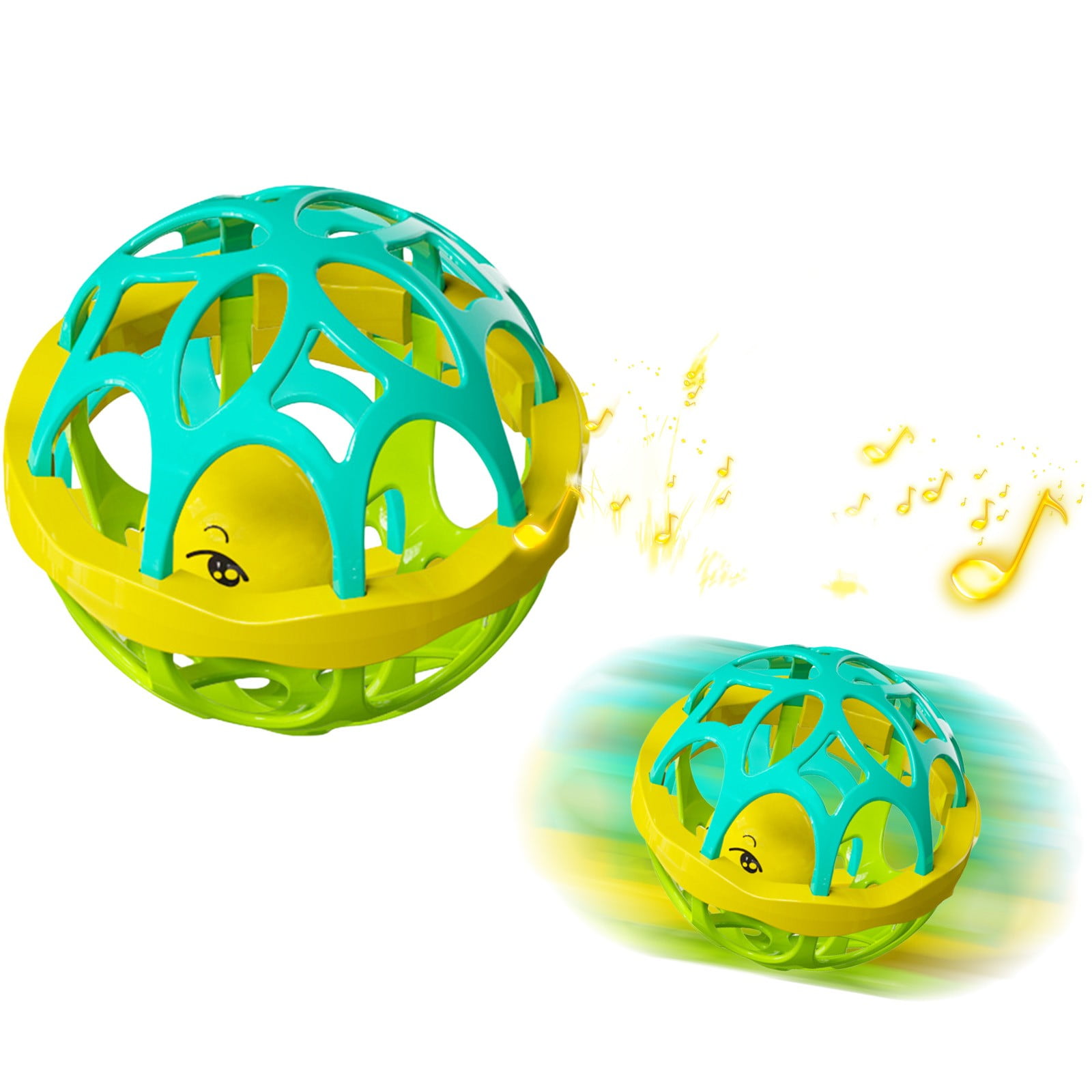 BAOPAI Educational Baby Rattle Toy for Newborns 0-12 Months - Sensory ...