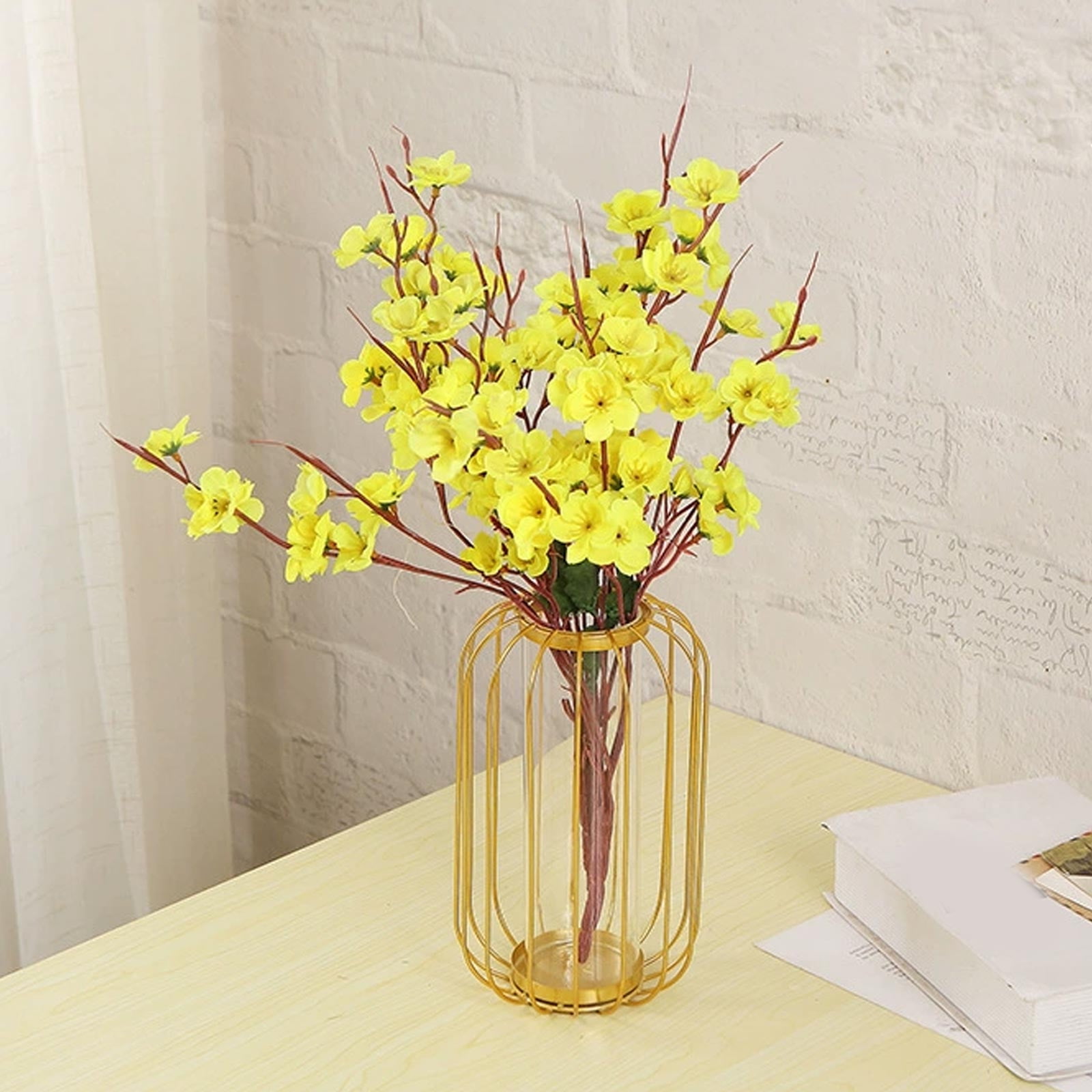 BAOPAI European Style Wrought Iron Elegant Lantern Test Tube Vase for ...