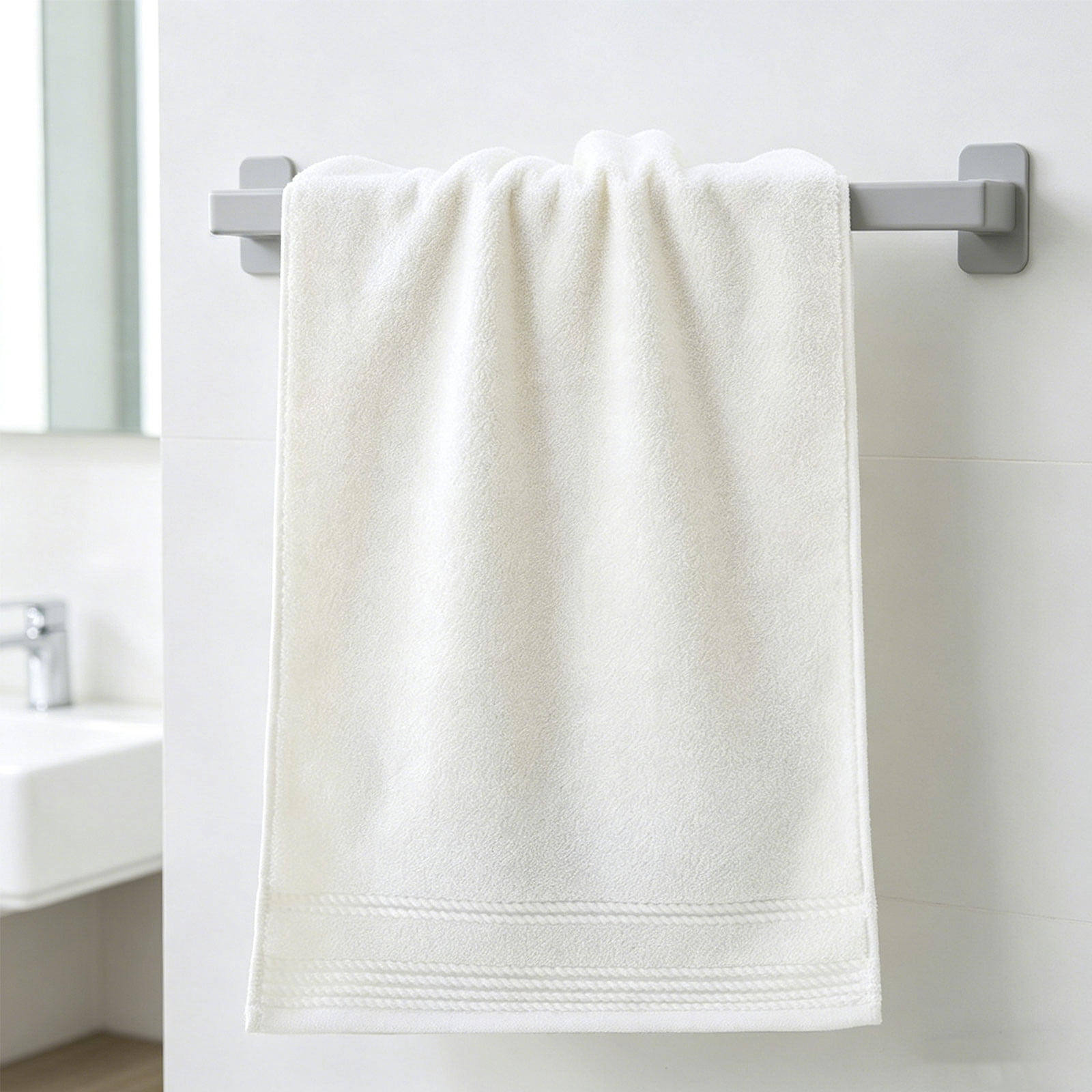BAOPAI Extra-large Towel Is Made Of Pure Cotton - 29.13 x 12.99 Inches ...