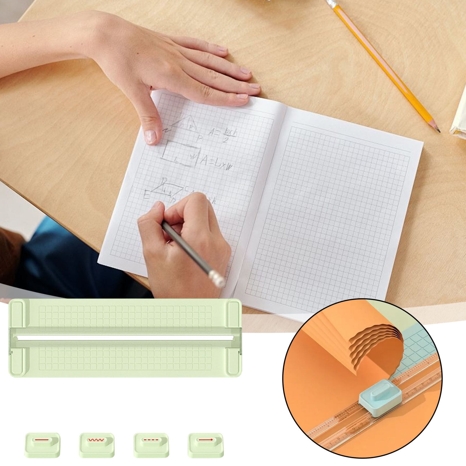 BAOPAI Four-in-One Paper Cutter - Compact Multi-Function Cutting Tool ...