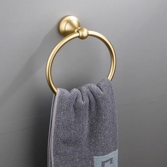BAOPAI Hand Towel Ring Round Wall Mount Towel Holder Kitchen Bathroom ...