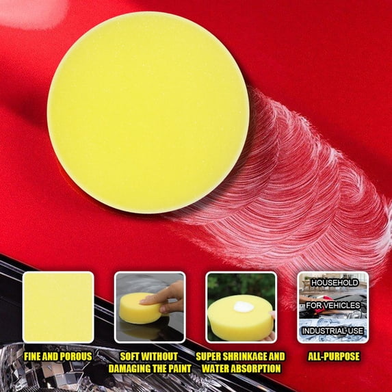 BAOPAI High Density Cleaning Sponge 2.75x1 inch Car Wash Scrubber ...
