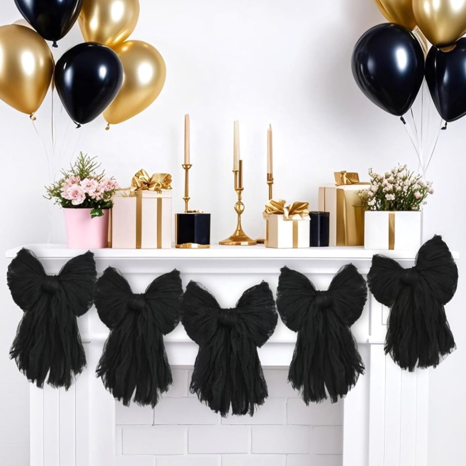 BAOPAI Large Christmas Bow Decorations for Holiday PartiesOversized ...