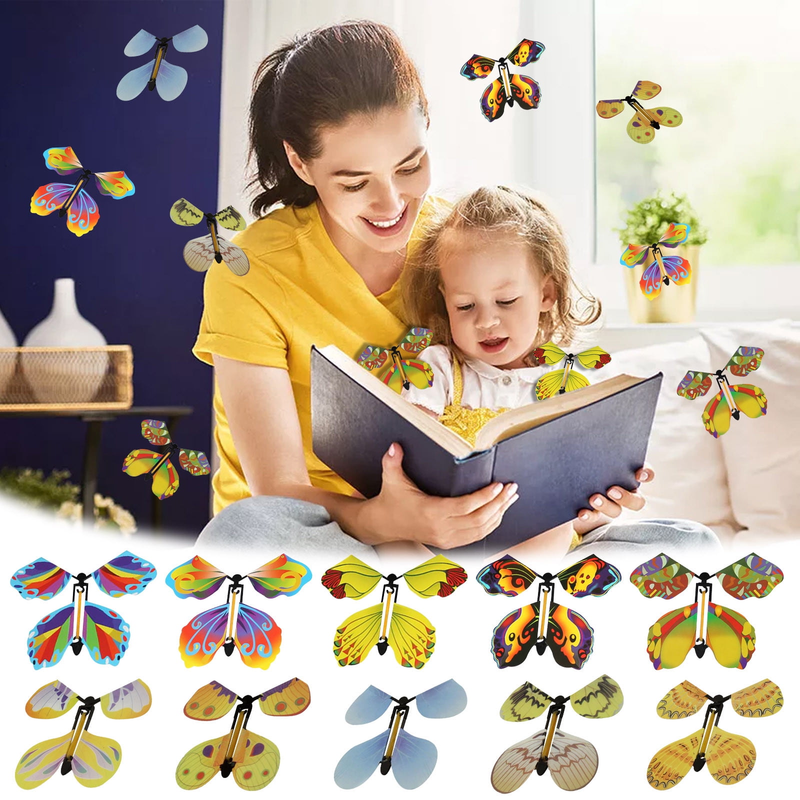 BAOPAI Magic Flying Butterfly Bookmarks Surprise Up for Greeting Cards ...