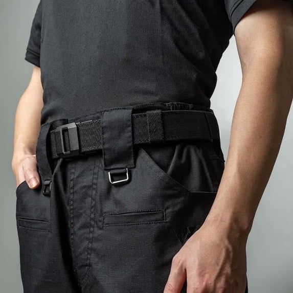 BAOPAI Men's Automatic Ratchet Belt Adjustable No-Hole Design Heavy ...