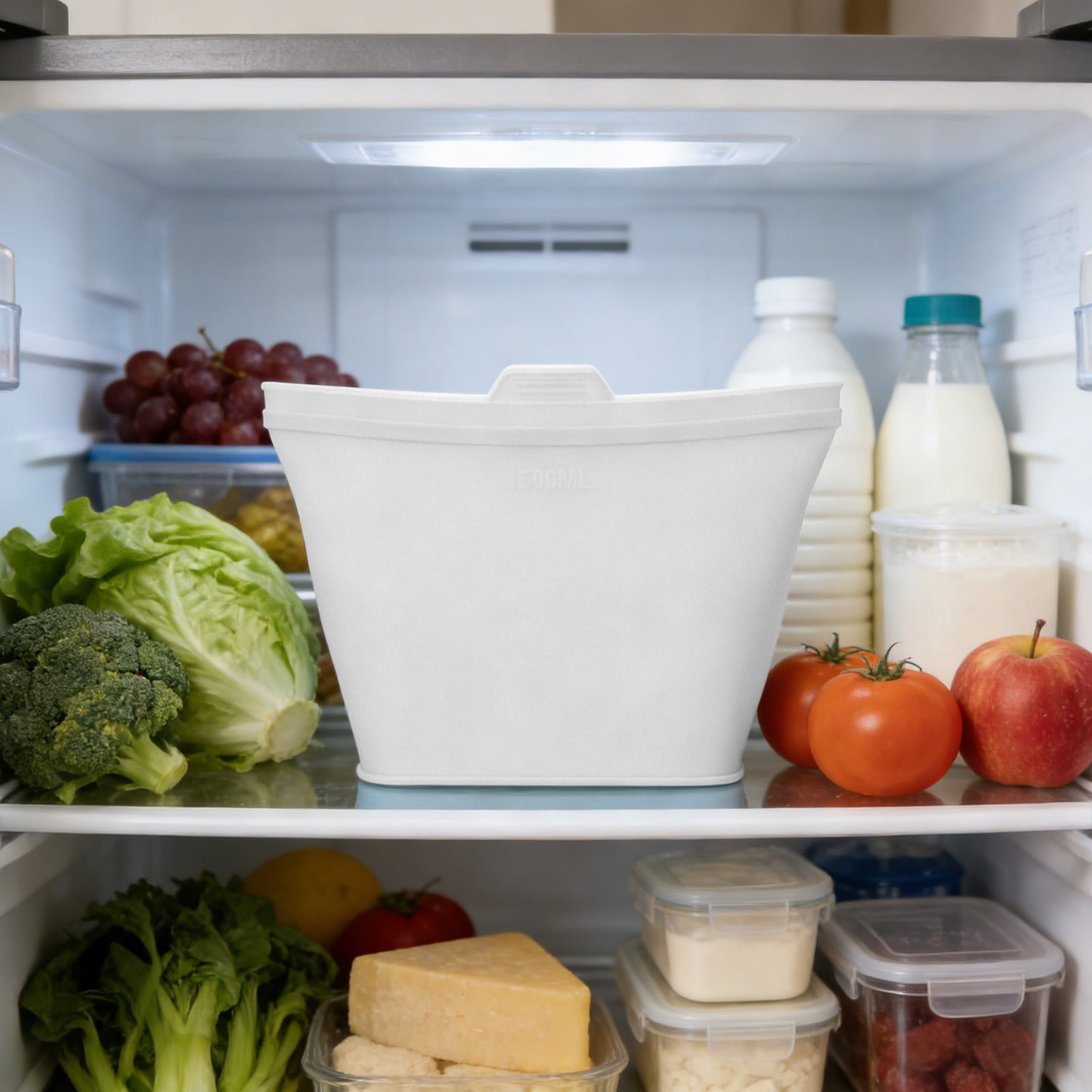 BAOPAI Multi-functional Silicone Food Storage Bags with Fresh Lock Seal ...