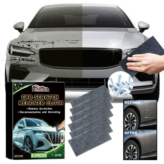 BAOPAI Nano Car Scratch Repair Cloth - 6 Pack Upgraded Scratch Remover ...