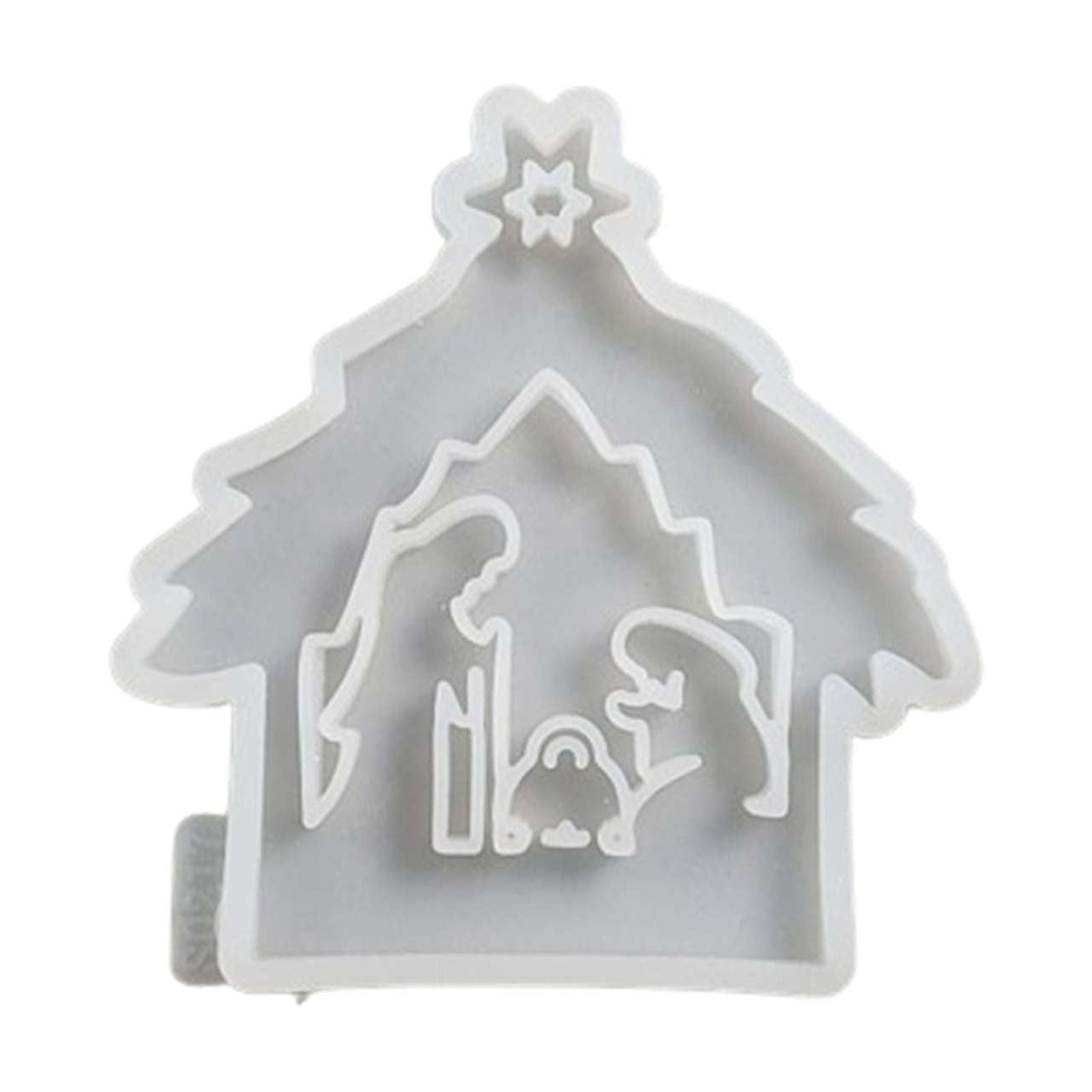 BAOPAI Nativity Casting Mould for Plaster Decorations - Create ...