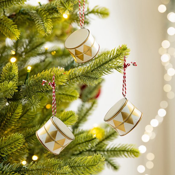 Christmas Drum Ornaments