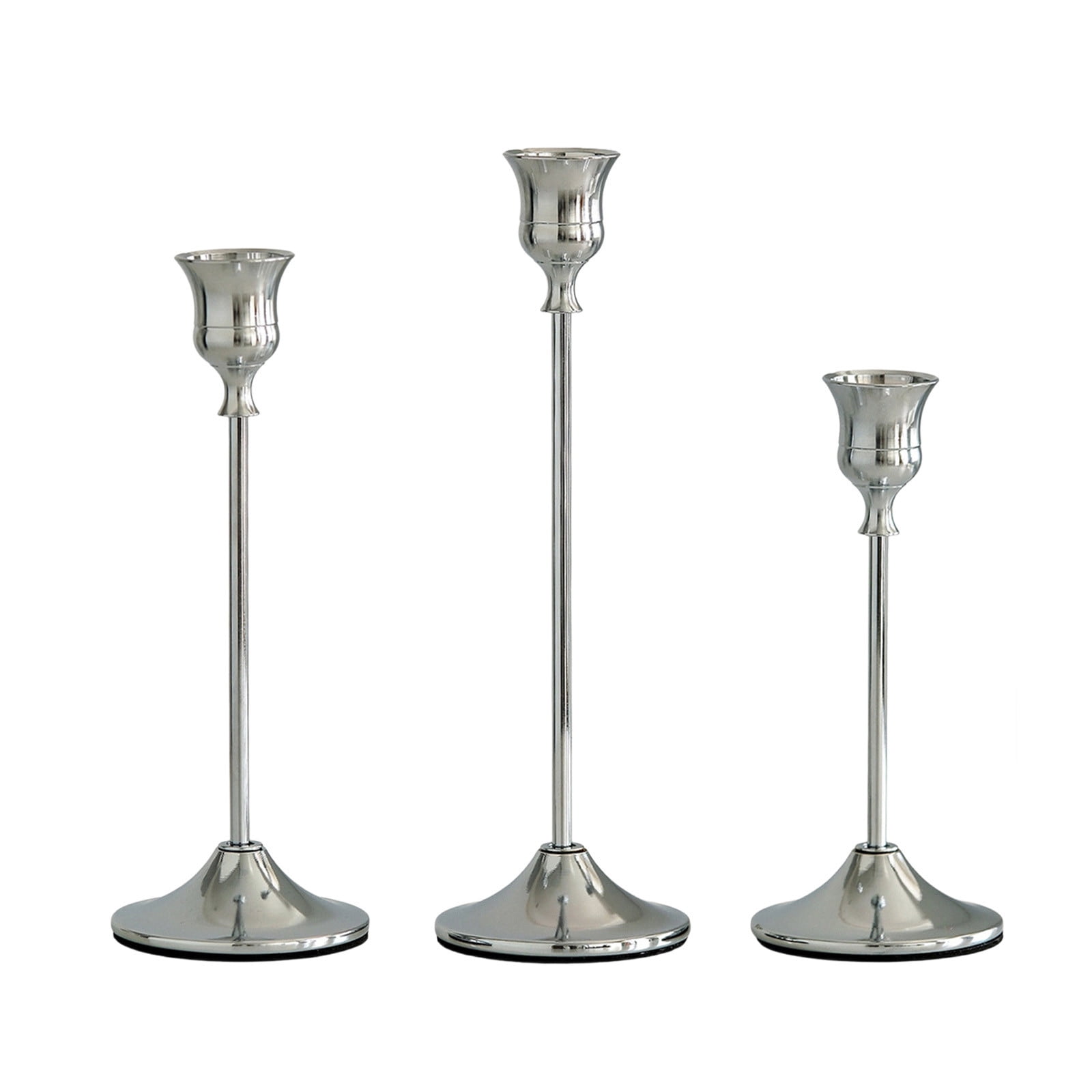 BAOPAI Originality Candelabra Wrought Iron Electroplated Candlestick ...