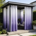 BAOPAI Outdoor Waterproof Privacy Curtains for Patio - Single Panel Sun ...