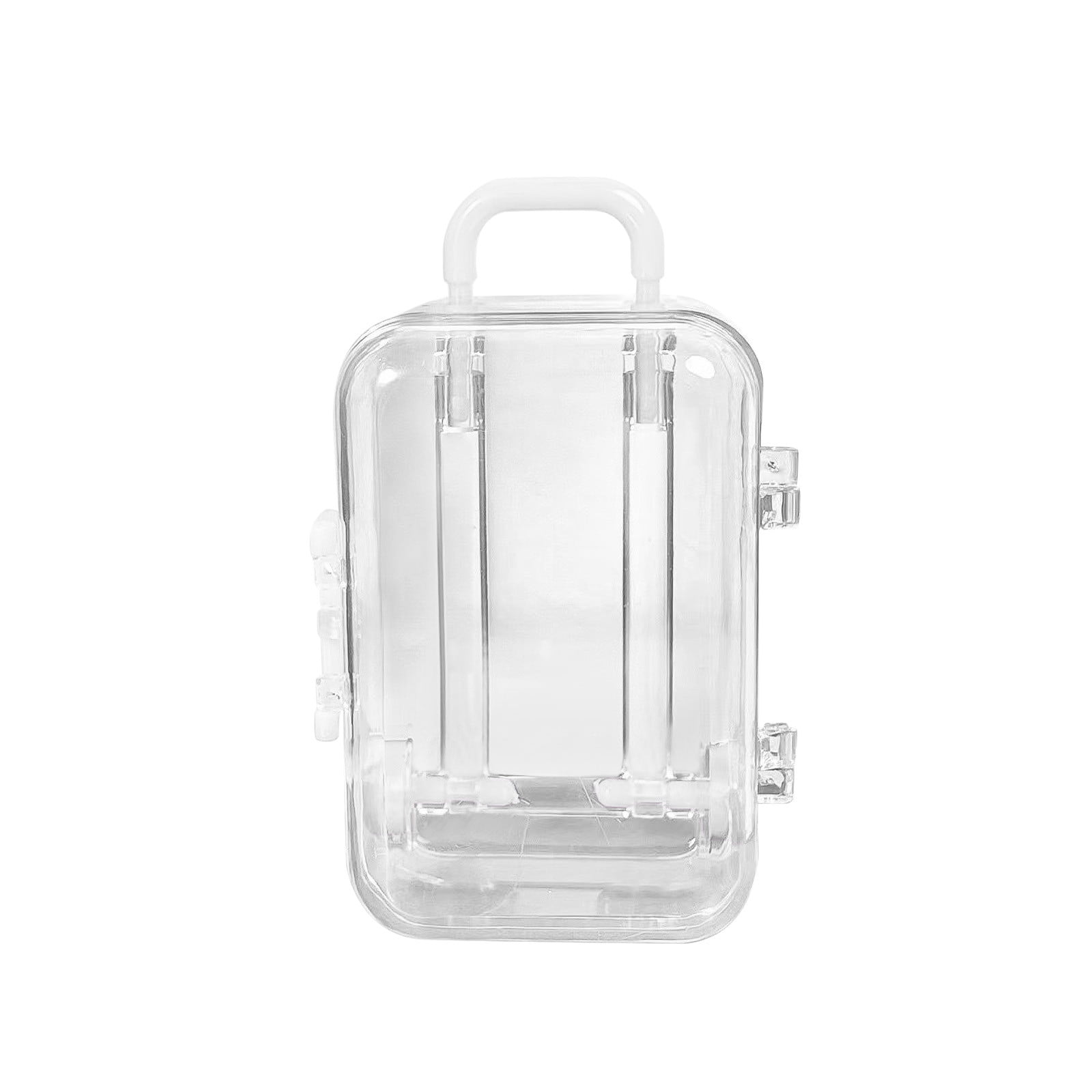 BAOPAI Plastic Mini Suitcase Travel Jewelry Box for Home Wedding ...