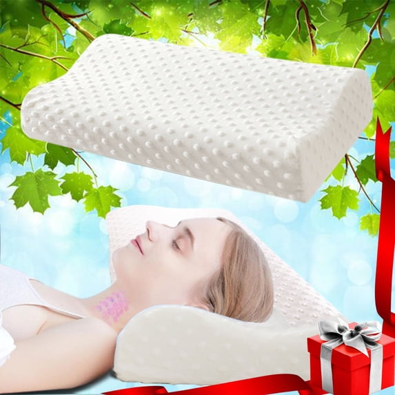 BAOPAI Premium Orthopedic Ergonomic Latex Pillow with Adjustable Height ...