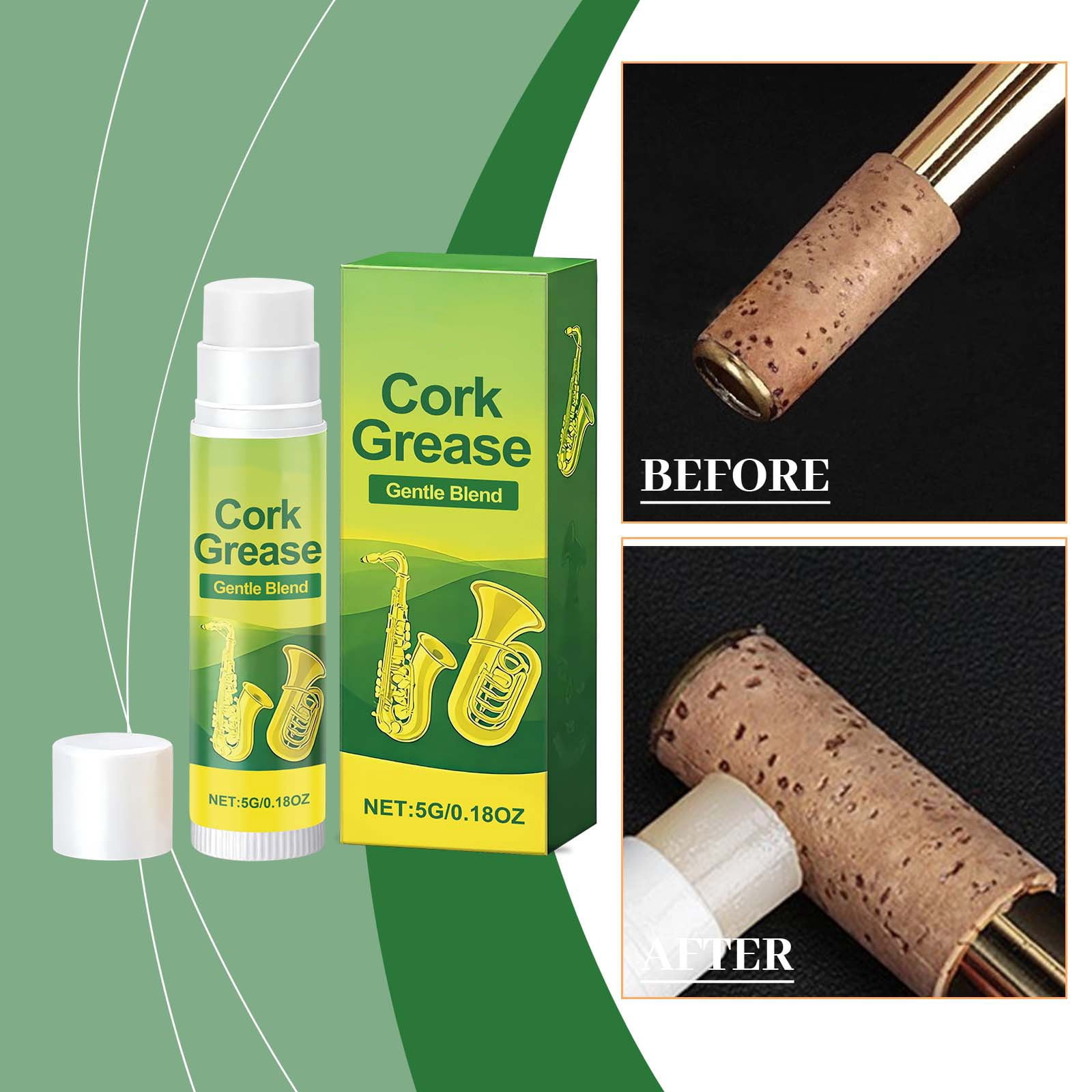 BAOPAI Professional Cork Grease for Wind Instruments - Effective ...