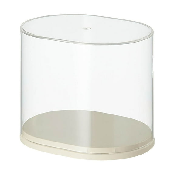 BAOPAI Professional Doll Display Case with 360-Degree Rotating Base and ...