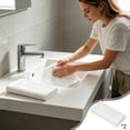 BAOPAI Pure Cotton Waffle Weave Towel Set - Soft Absorbent Quick-Drying ...