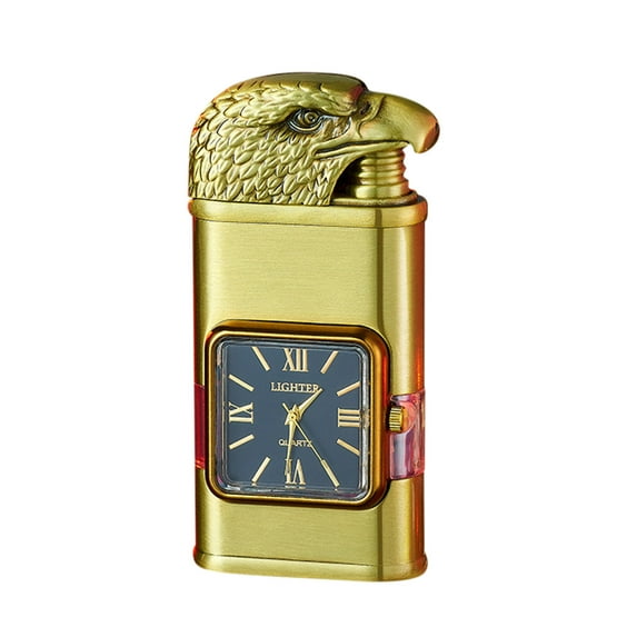 BAOPAI Quartz Watch Dial Double Flame Lighter with Metal Relief Direct ...
