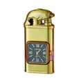 BAOPAI Quartz Watch Dial Double Flame Lighter with Metal Relief Direct ...