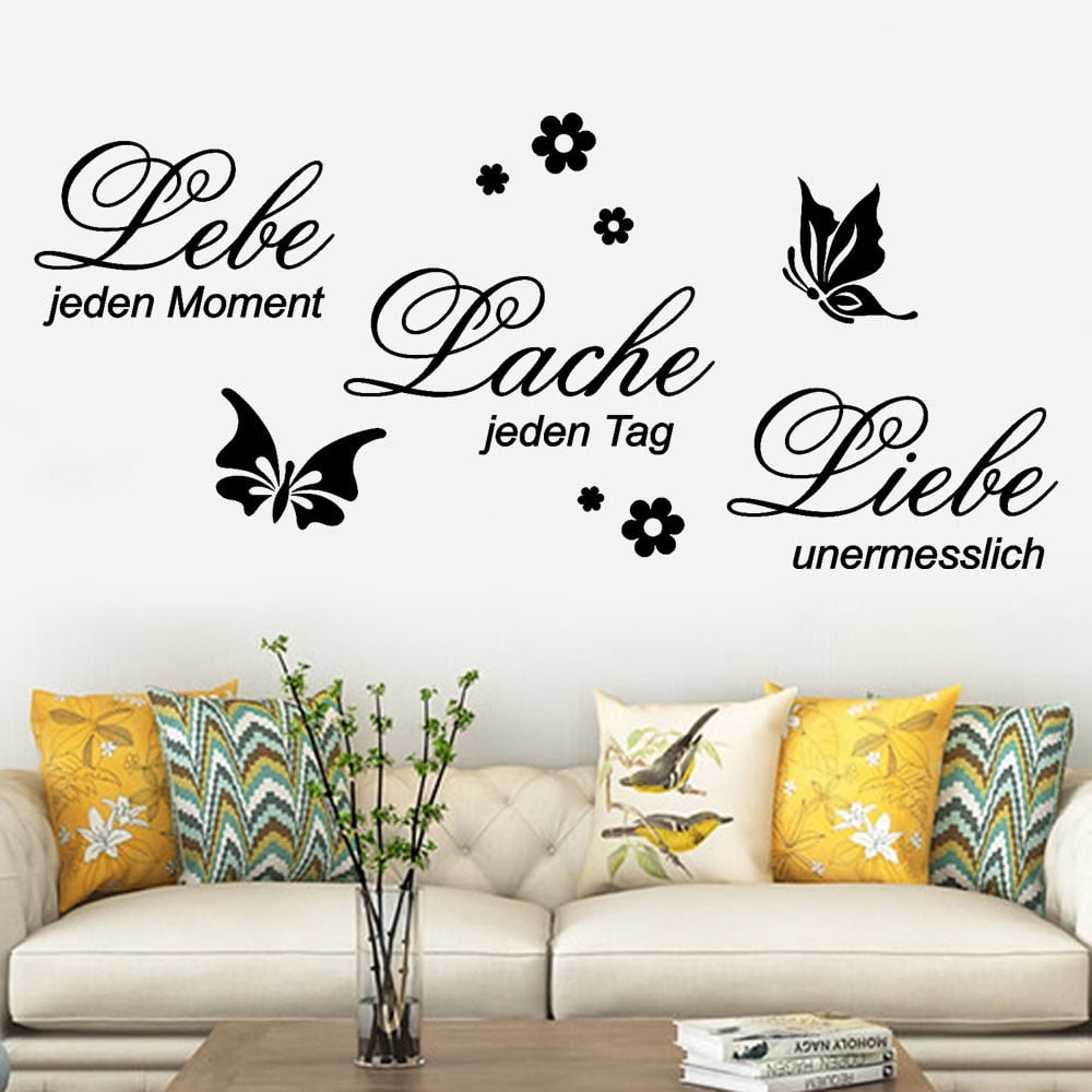BAOPAI Removable Art Vinyl Wall Sticker for Home Room Decor Peel and ...
