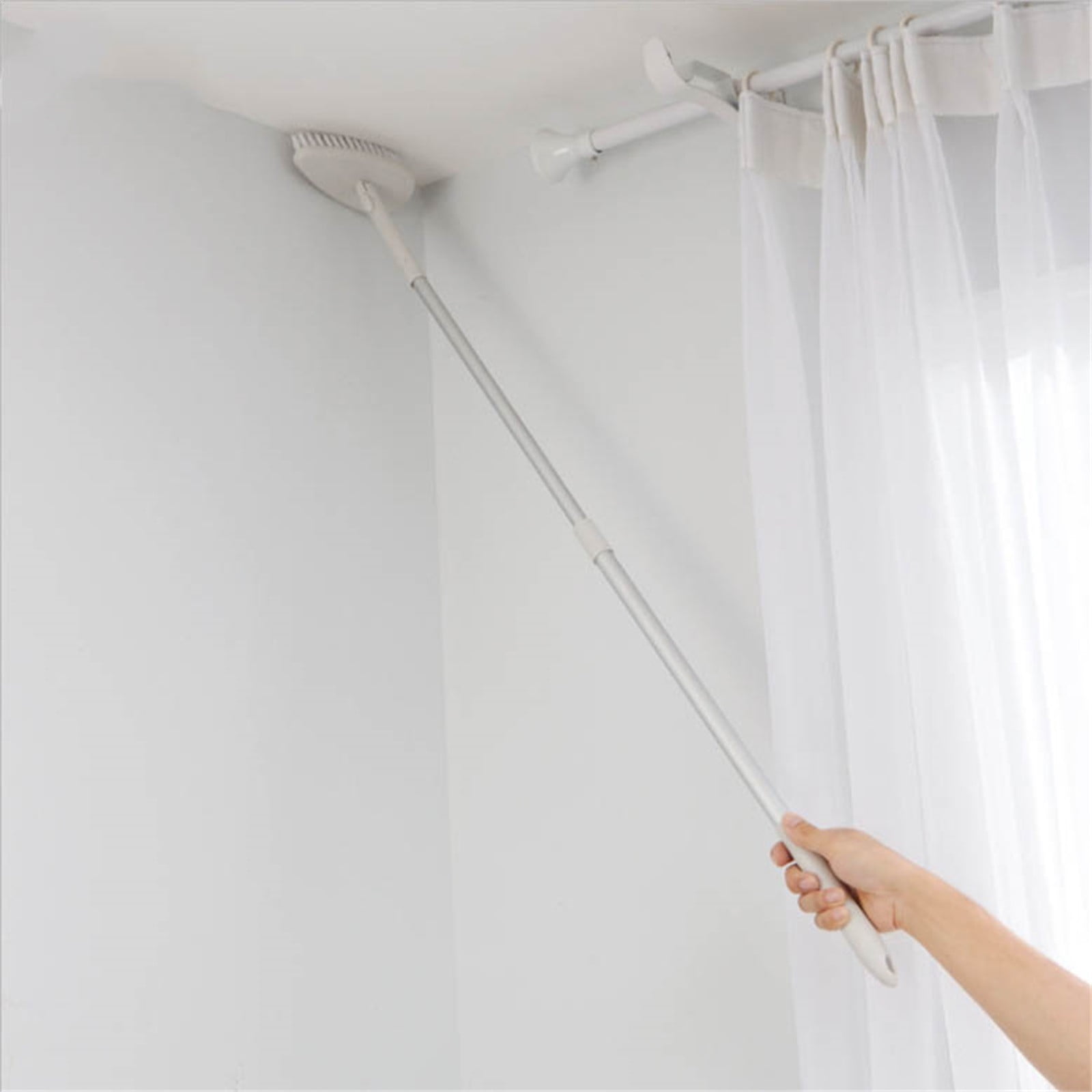 BAOPAI Retractable Aluminum Bristle Cleaning Brush with 180° Rotatable ...