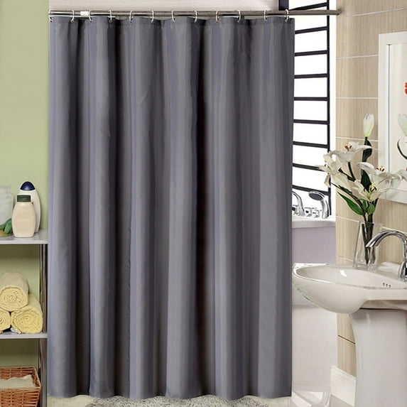 BAOPAI Shower Curtain Waterproof Polyester Fabric with Check Pattern ...