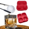 BAOPAI Silicone Golf Ball Ice Cube Molds - 4-Cavity Ice Ball Maker for ...