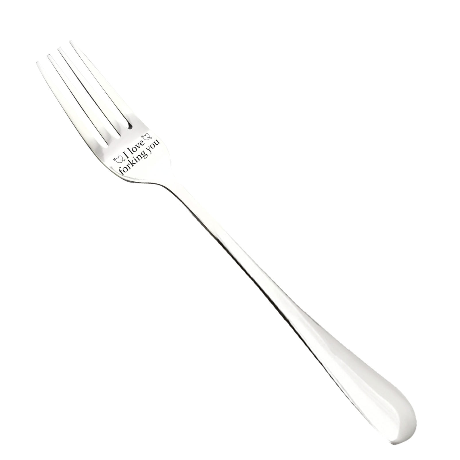 BAOPAI Stainless Steel Dinner Forks Set of 2 for Valentine's Day ...