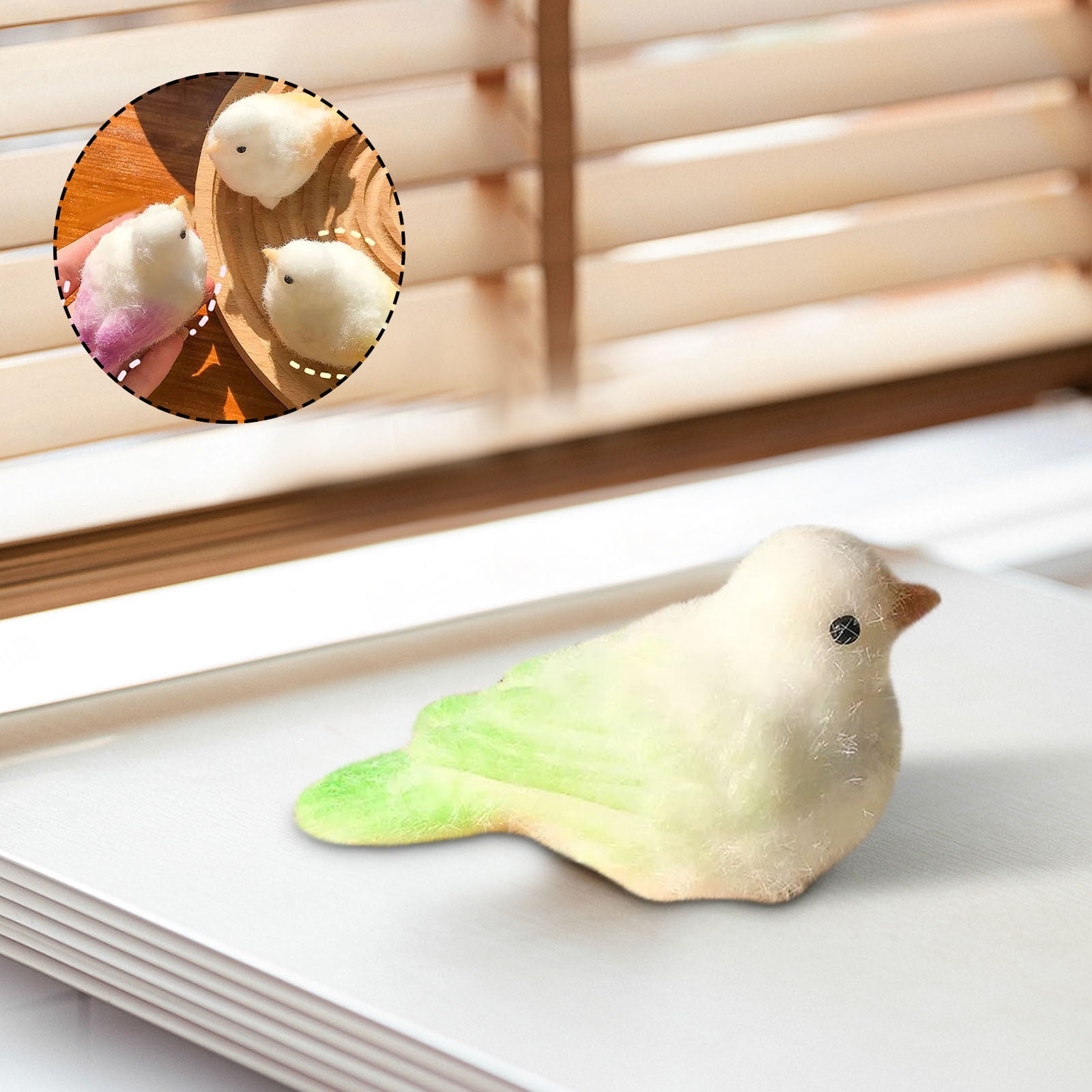 BAOPAI Stress Relief Plush Bird Figurine | Calming Companion for Desk ...