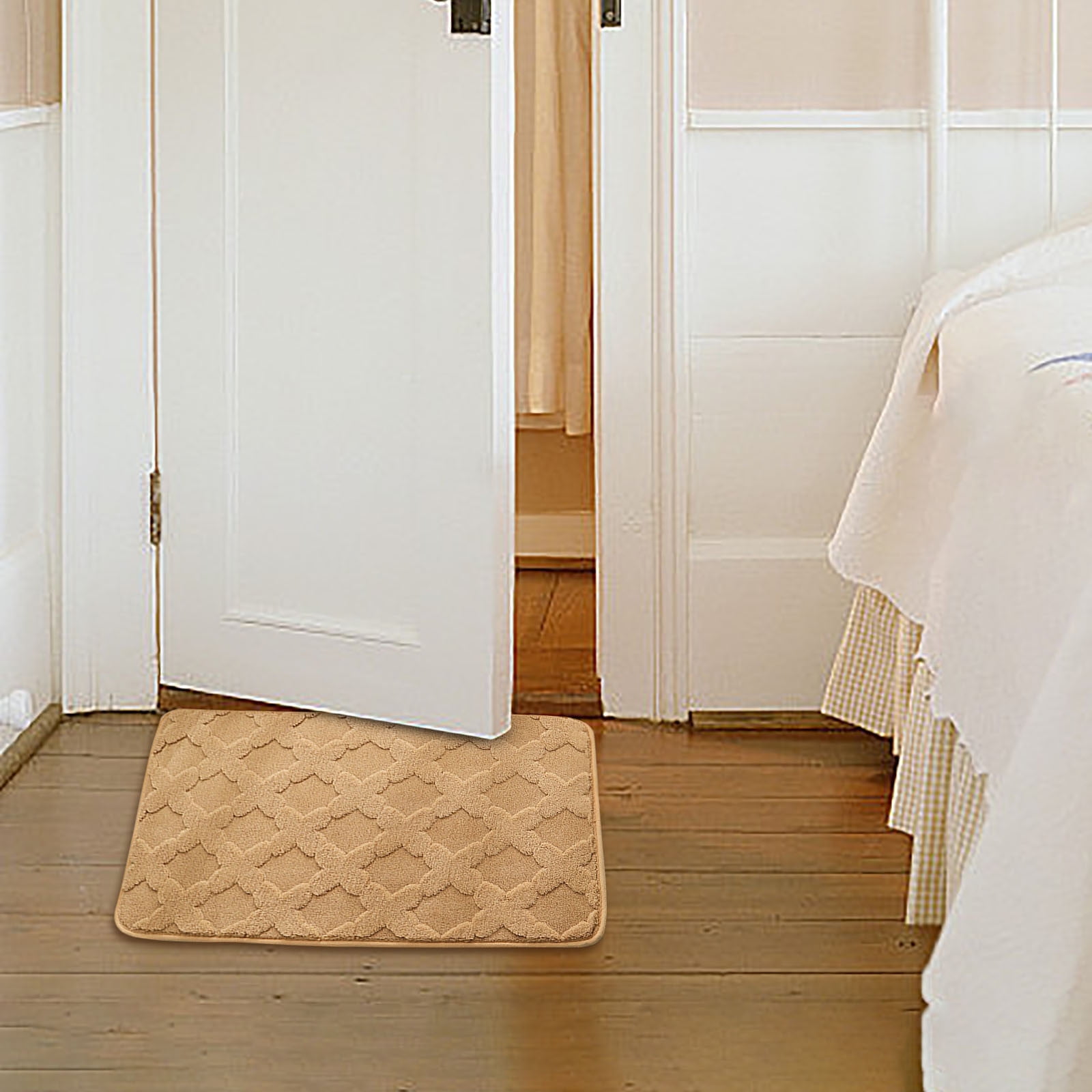 BAOPAI Super Absorbent Bathroom Rug Mat with Non-Slip Backing for ...