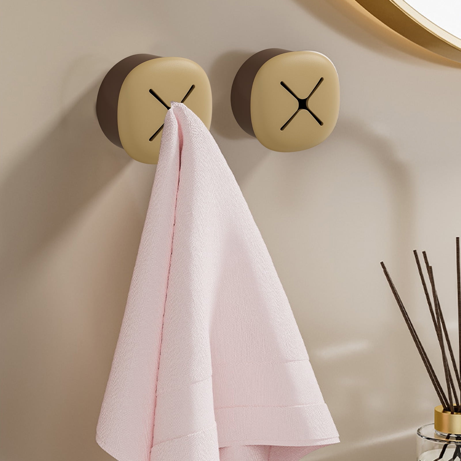 BAOPAI Towel and Rag Storage Plug No Punch Required with Strong ...