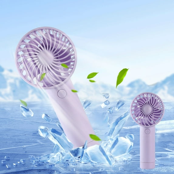 BAOPAI USB Rechargeable Handheld Fan with 3 Speeds, Portable Mini Fan ...